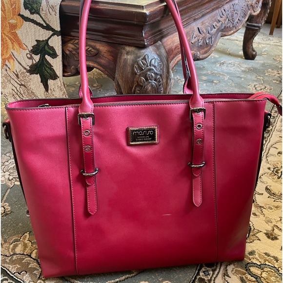 Mosiso | Bags | Mosiso Red Laptop Bag | Poshmark